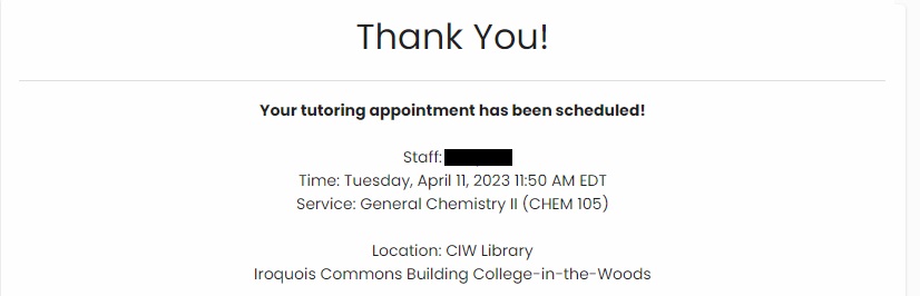 Signing Up For Tutoring | University Tutoring Services | Binghamton ...