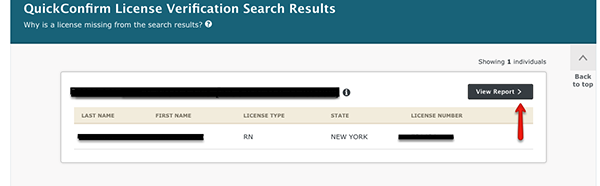 NURSYS license verification instructions | Nursing | Binghamton University