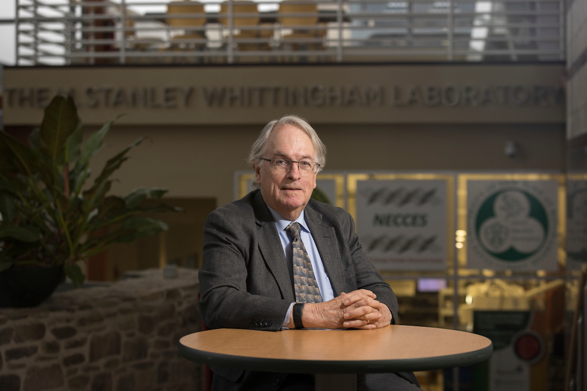 Introducing Sir Stanley: Binghamton professor and Nobel Prize winner knighted by King Charles ...