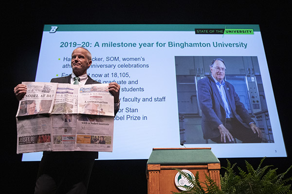 State of the University celebrates achievements - Binghamton News