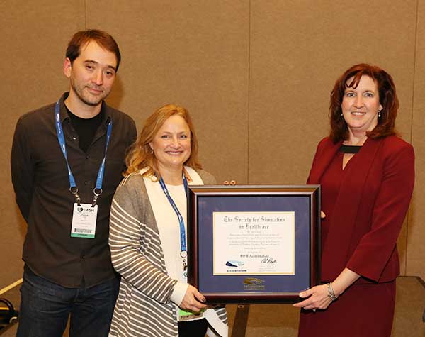 Decker simulation center accreditation noted at international ...