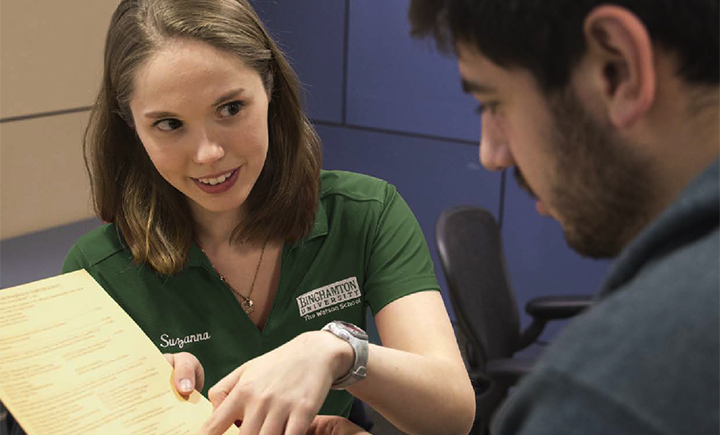 Peer advisors help students maintain balance - Binghamton News