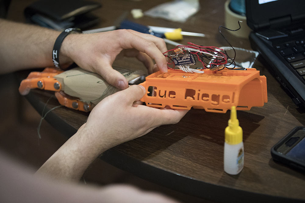 Engineering students develop 3-D-printed prosthetic hand for campus ...